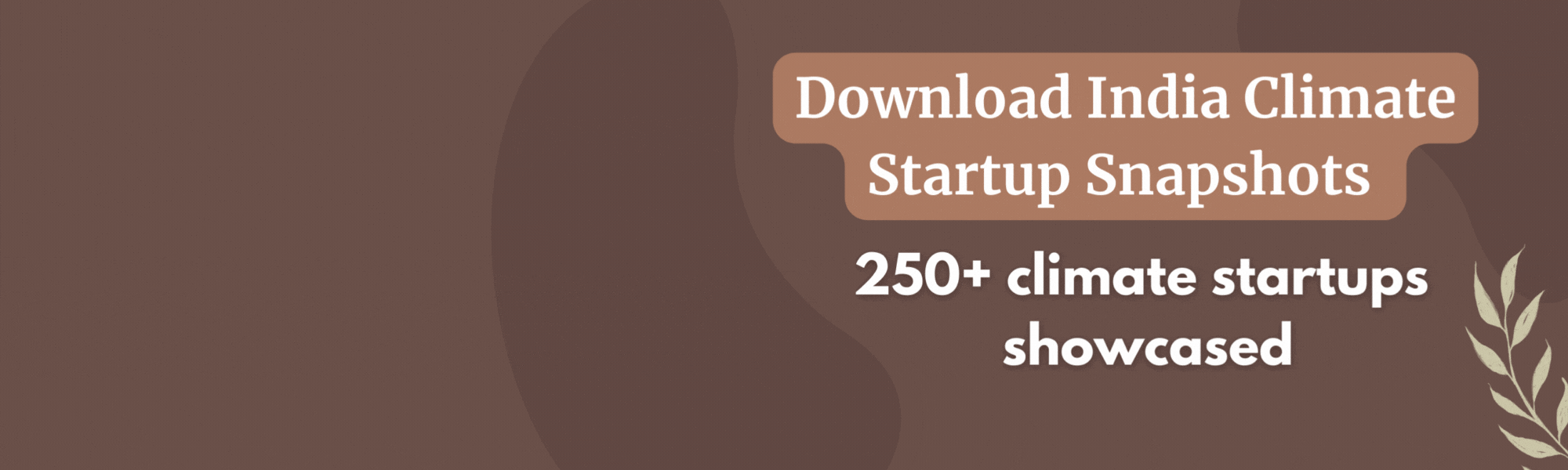 CLIMAFIX India Climate Startup Snapshots - Free download